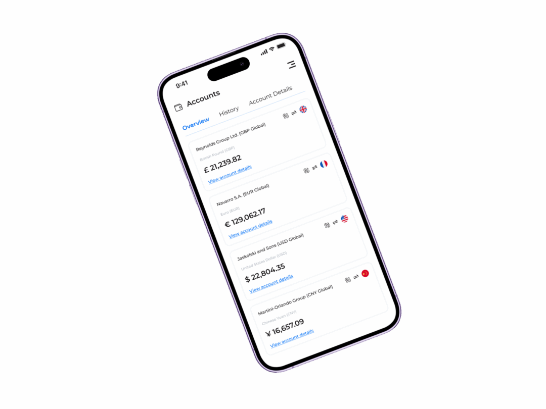 Business Account for Global Payments | OneMoneyWay