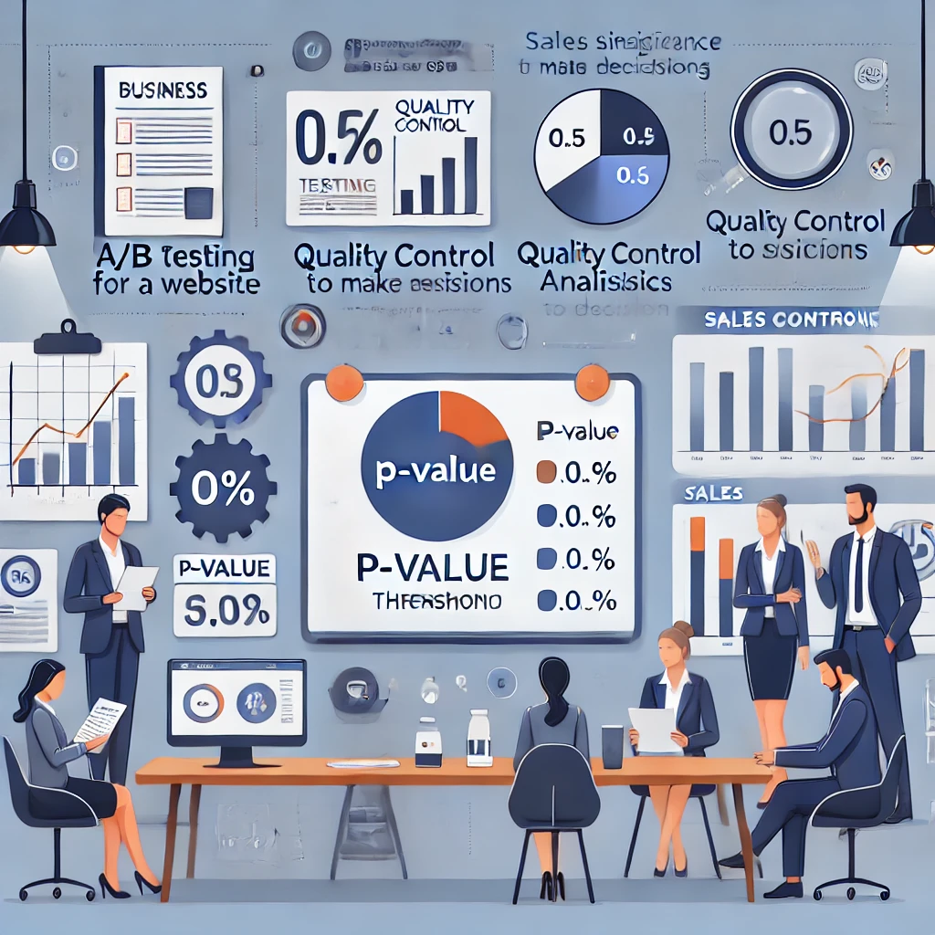 Understanding p-value in business: calculation, interpretation & applications