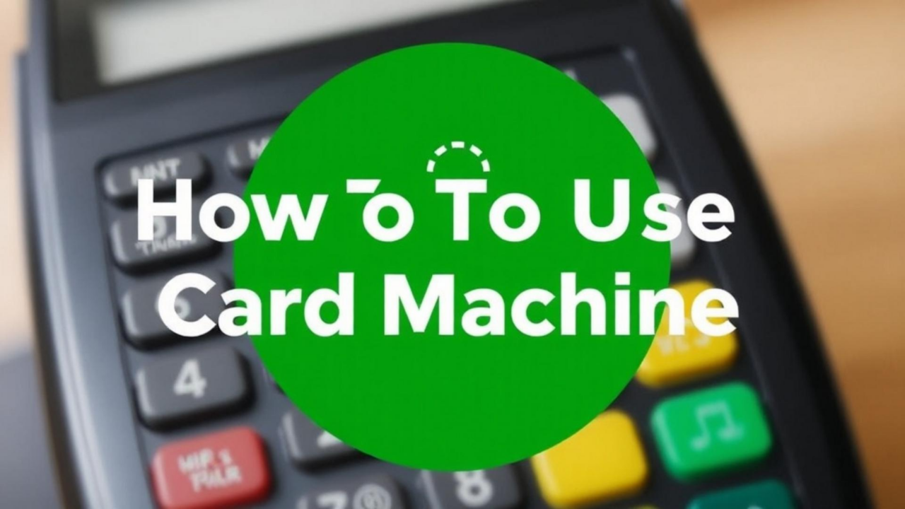 How to use a card machine effectively in various business settings