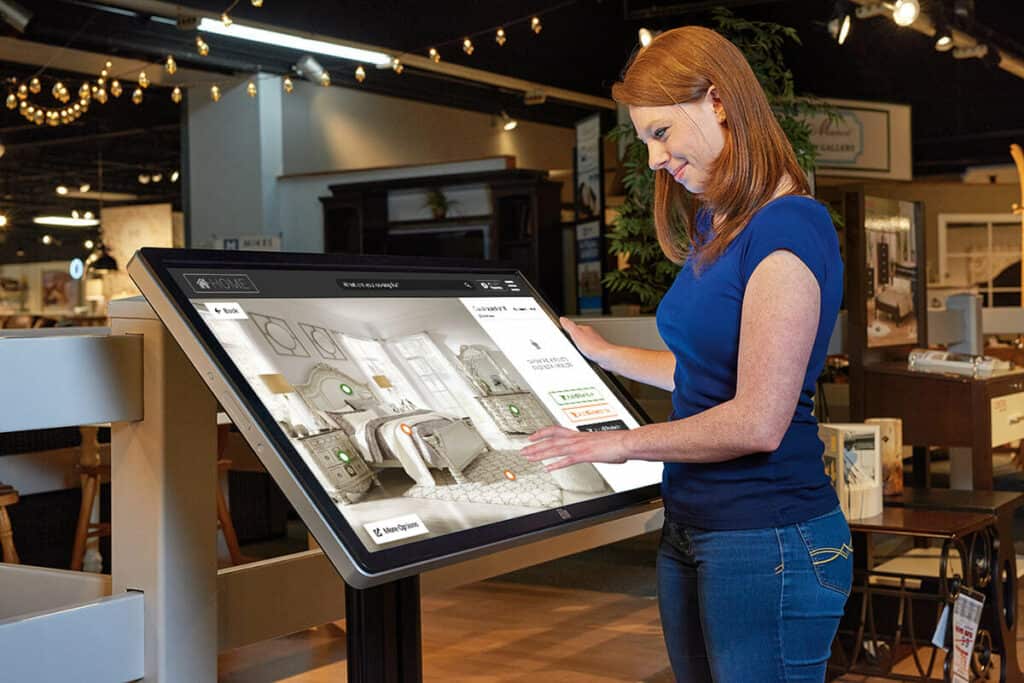 What is an endless aisle in retail?