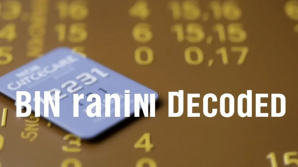 What is a BIN range? Definition, structure, and uses