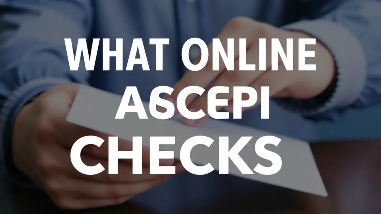 A guide to online stores that accept checks
