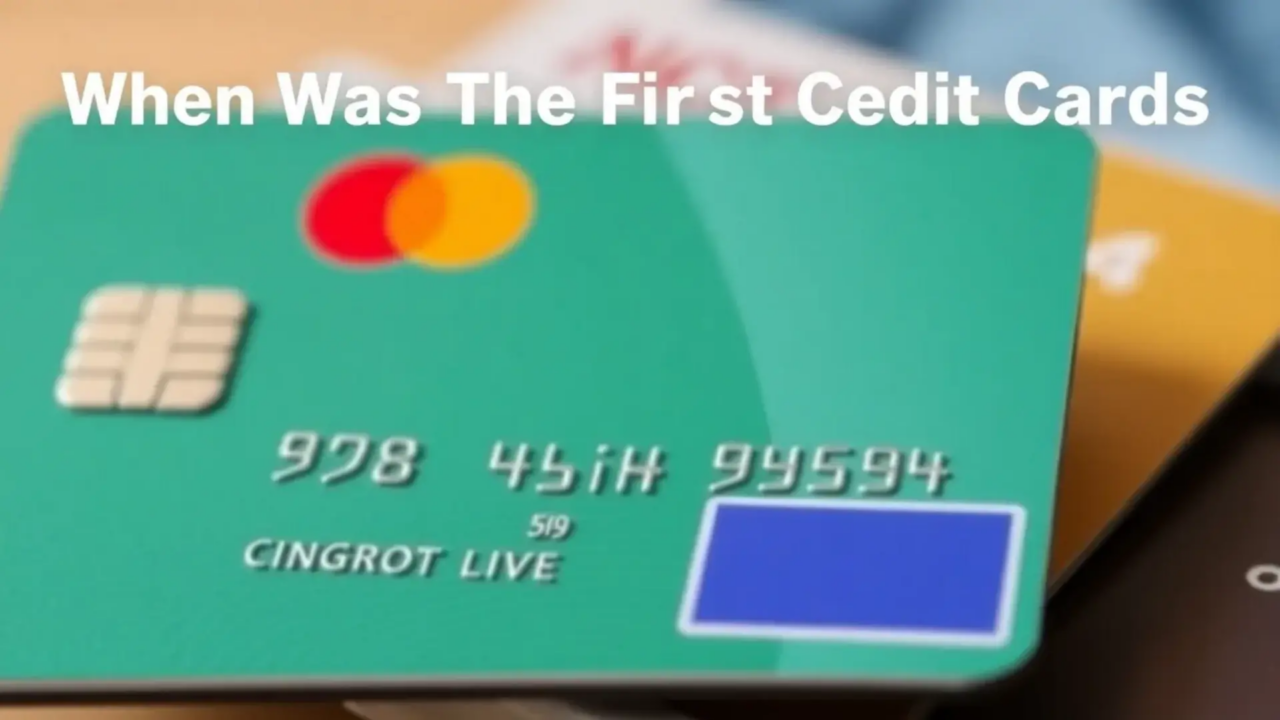 When was the first credit card issued, and how did it change finance?