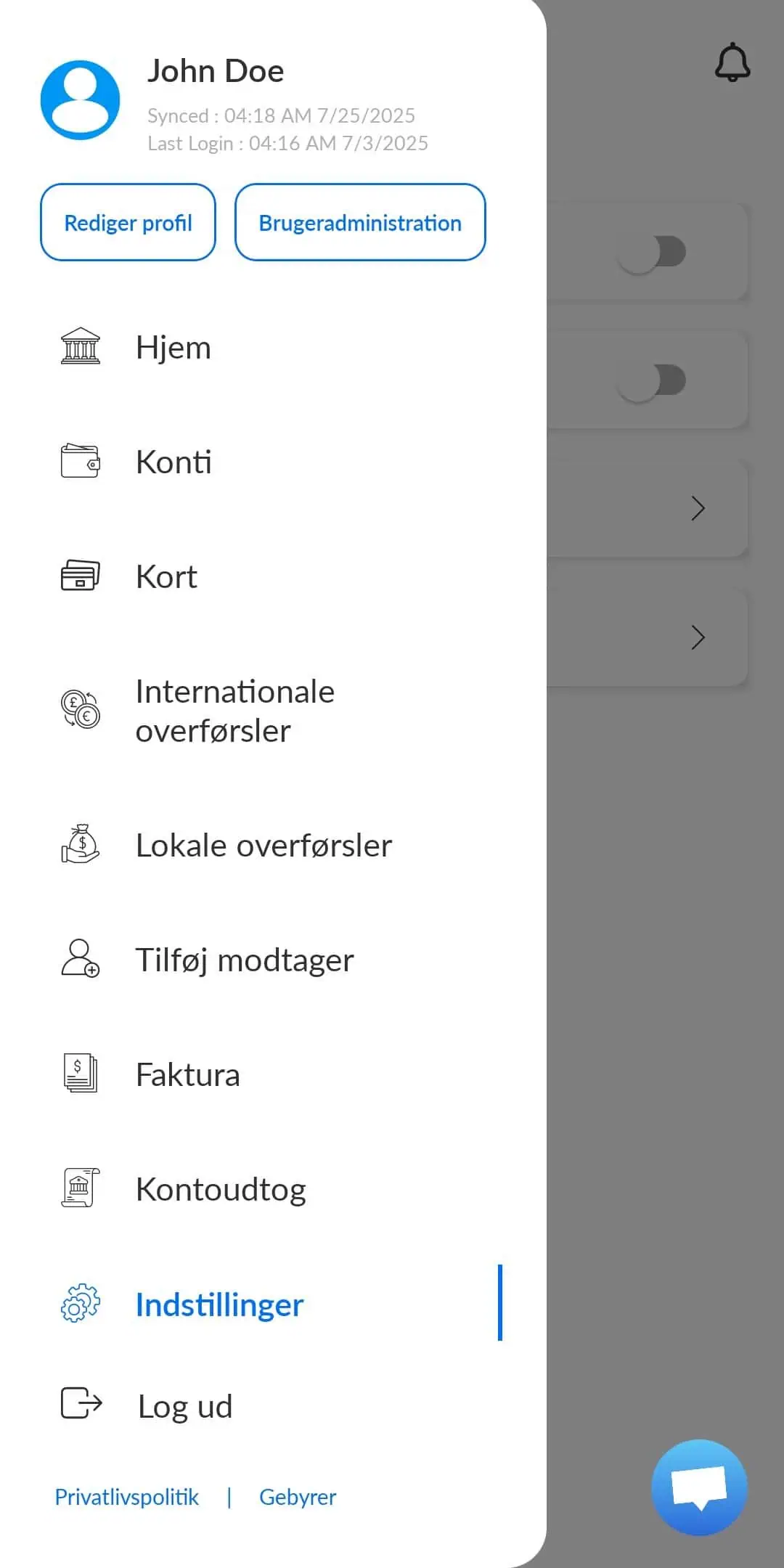 Opsæt 2FA i OneMoneyWay-webappen | OneMoneyWay